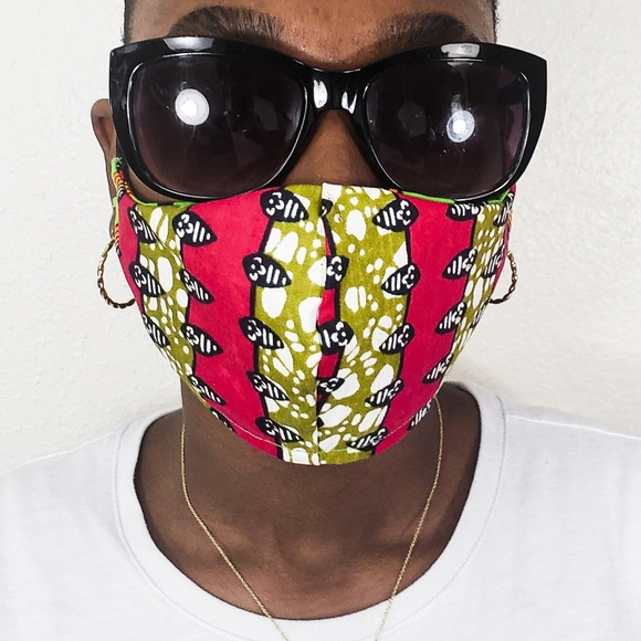 Utopia Africa Designs | Accessories | African Print Face Mask | Poshmark